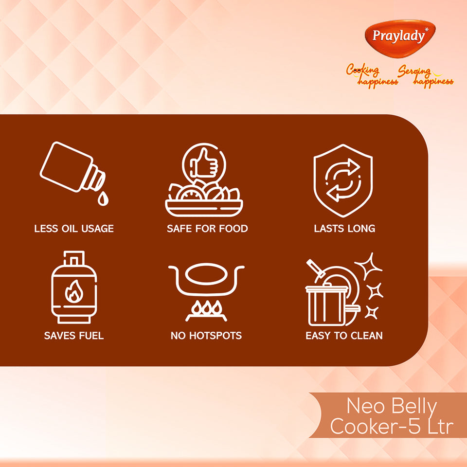 3-Ply Base Neo Belly Pressure Cooker | PrayLady